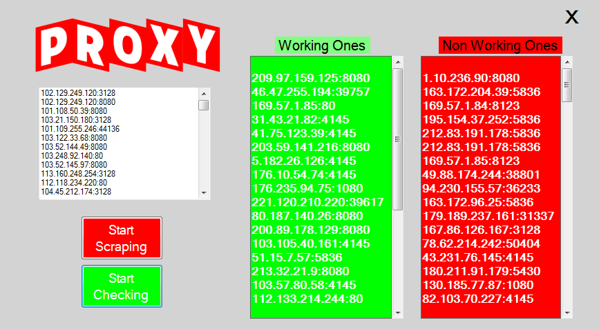 Proxy Scraper and Checker Both in Once 2020 for $6 - CodeClerks