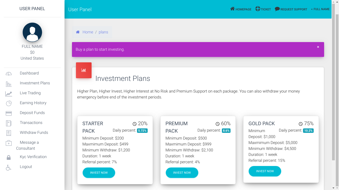 Qoinfx - Online Investment PHP Script for $90 - CodeClerks
